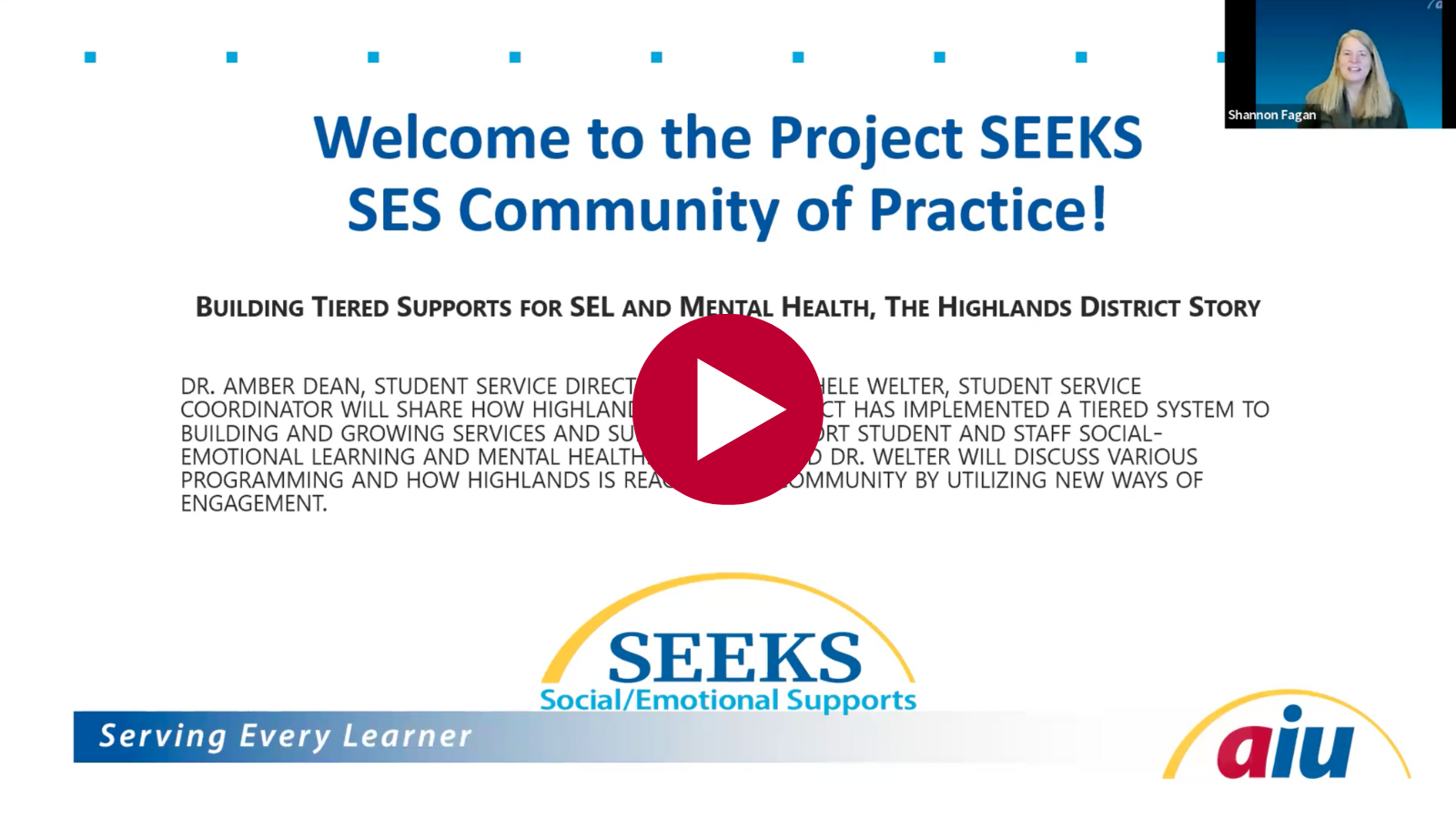 Community of Practice Features Building Tiered Supports for SEL and ...