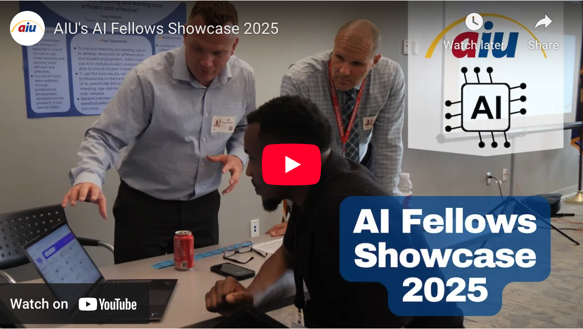 AIU AI Fellows Showcase - Allegheny Intermediate Unit